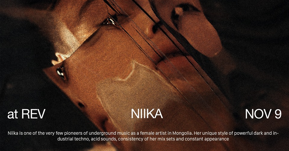 REV : Niika (Монголулс) (11/9) – 水管音樂｜PIPE Live Music